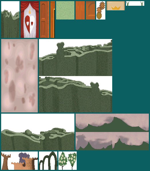 Ds Dsi Kingdom Hearts Recoded The Queens Castle The Textures