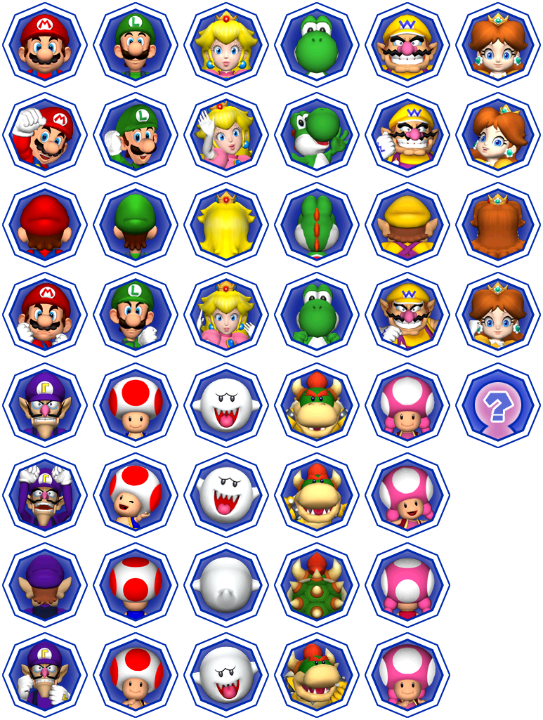 Gamecube Mario Party 6 Characters The Textures Resource