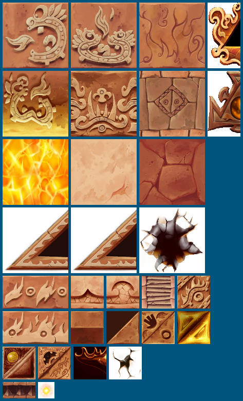 Pc Computer Rayman 2 The Great Escape Fire Temple The Textures
