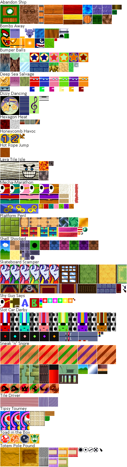 The Textures Resource Full Texture View Mario Party 2 4 Player