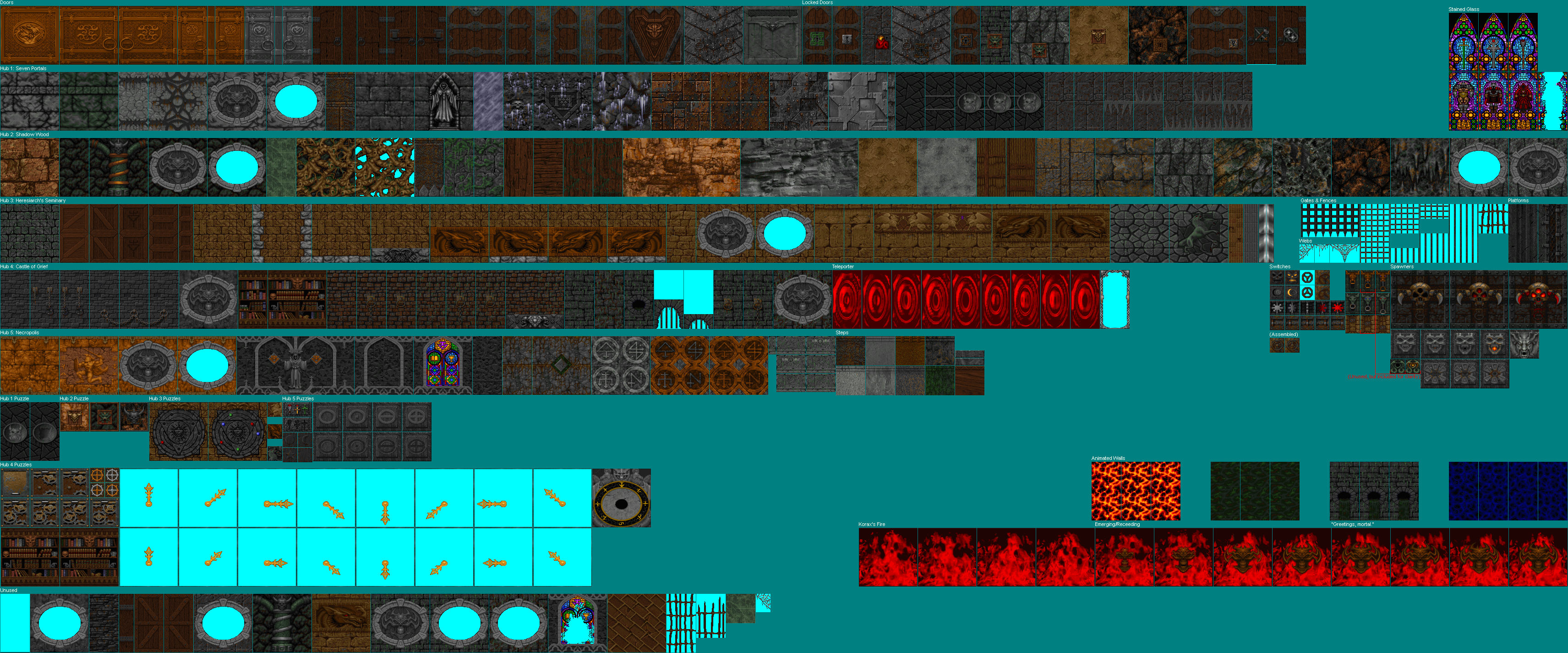 The Textures Resource Full Texture View Hexen Walls
