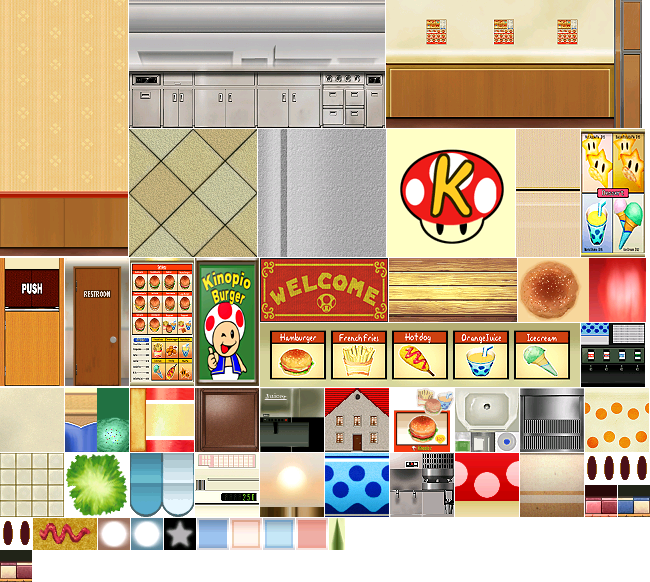 Gamecube Mario Party 4 Order Up The Textures Resource
