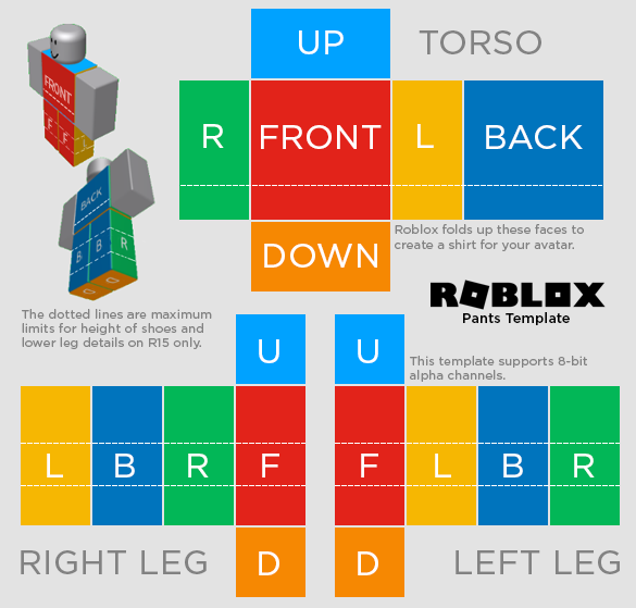 The Textures Resource Full Texture View Roblox Pants Template