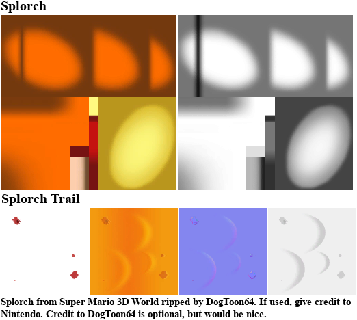 The Textures Resource Full Texture View Super Mario 3d World Splorch