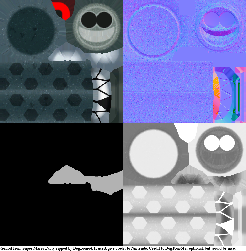 The Textures Resource Full Texture View Super Mario Party Grrrol