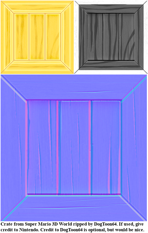 The Textures Resource Full Texture View Super Mario 3d World Crate