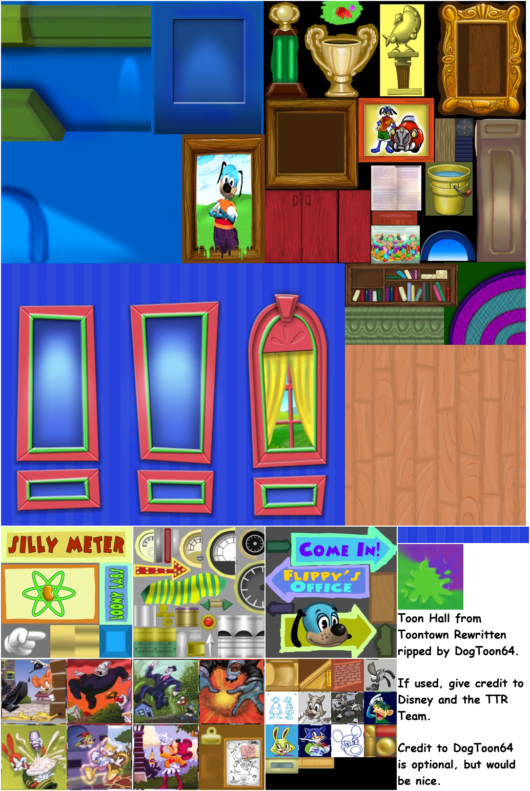 The Textures Resource Full Texture View Toontown Rewritten Toon Hall
