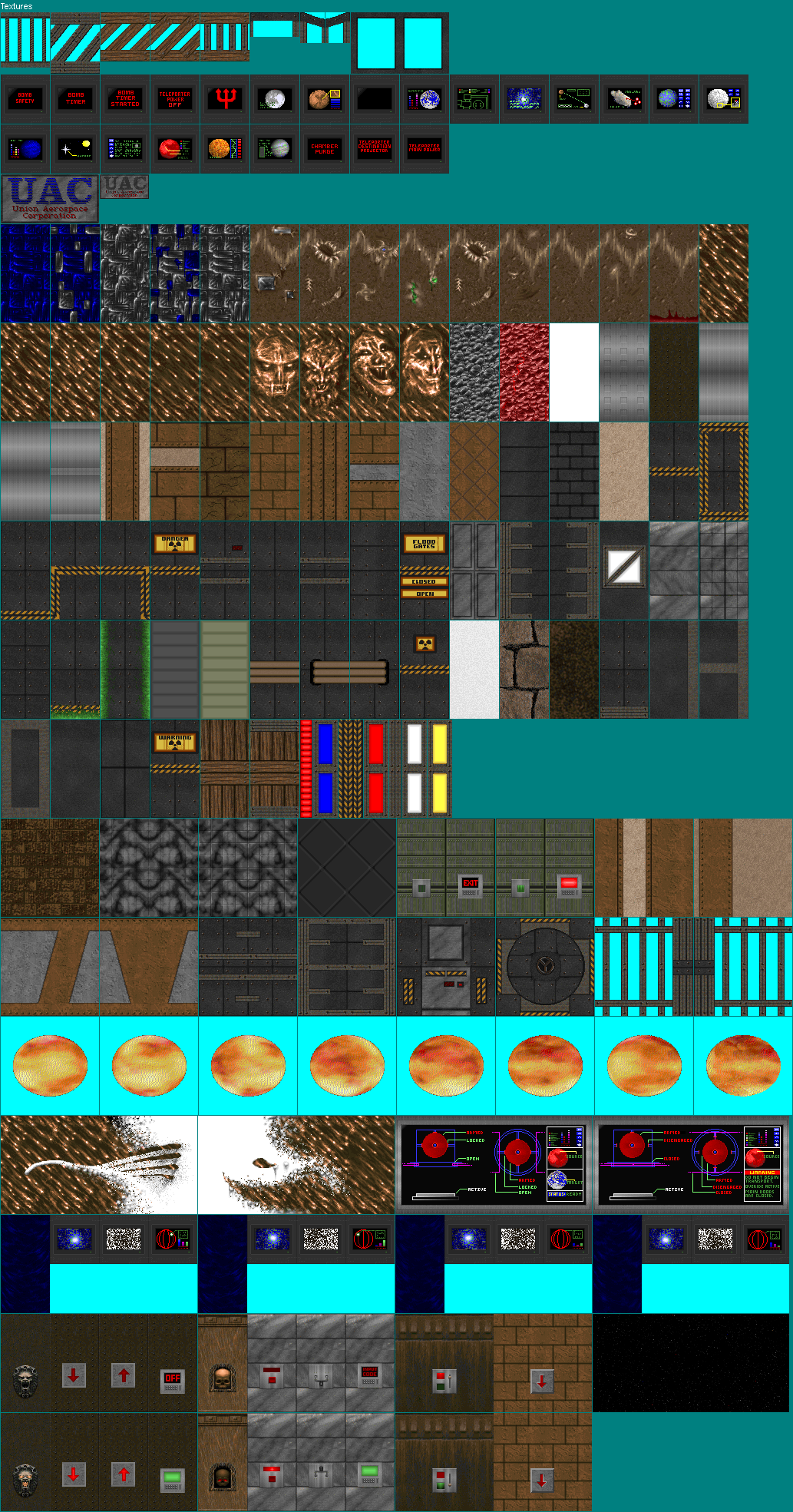 Ms Dos Perditions Gate Doom Ii Walls The Textures Resource
