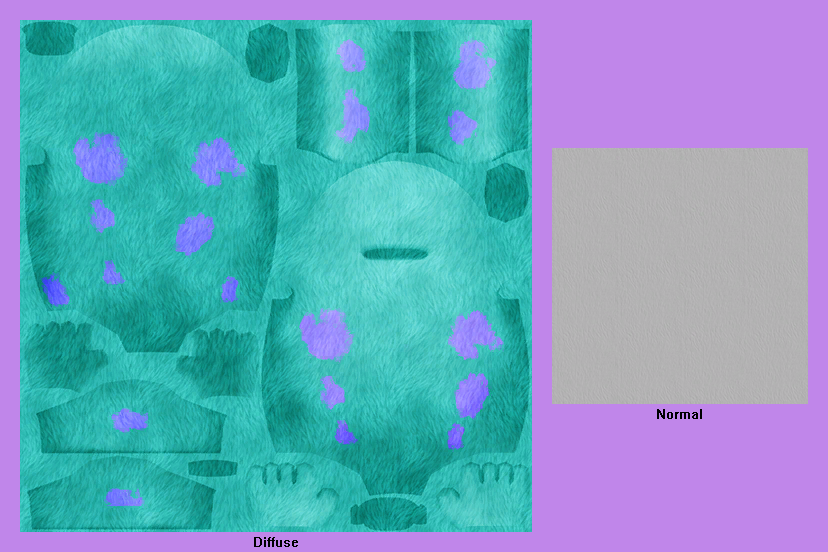 The Textures Resource Full Texture View Littlebigplanet 3 Sulley Skin