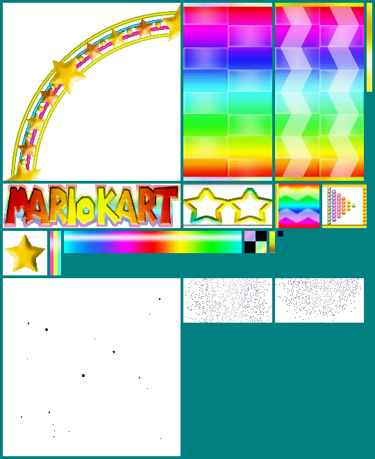 The Textures Resource Full Texture View Mario Kart Ds Rainbow Road