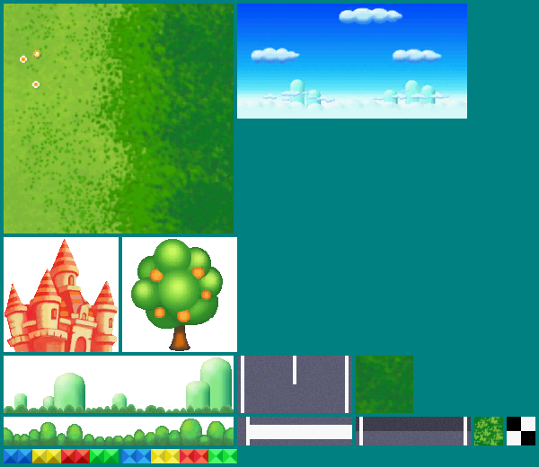 The Textures Resource Full Texture View Mario Kart Ds Gba Peach
