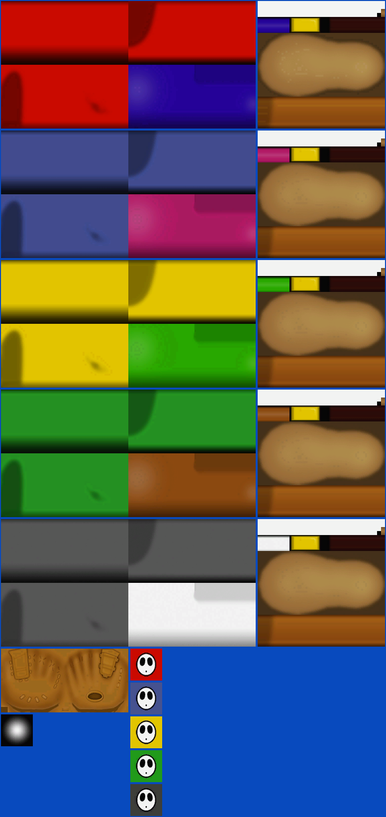 The Textures Resource Full Texture View Mario Super Sluggers Shy Guy