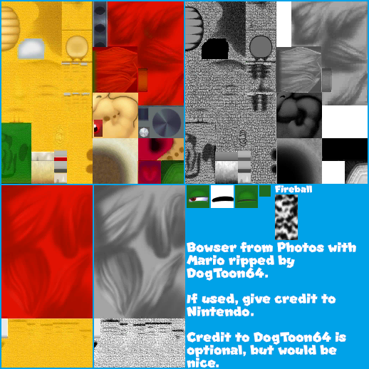 The Textures Resource Full Texture View Photos With Mario Bowser