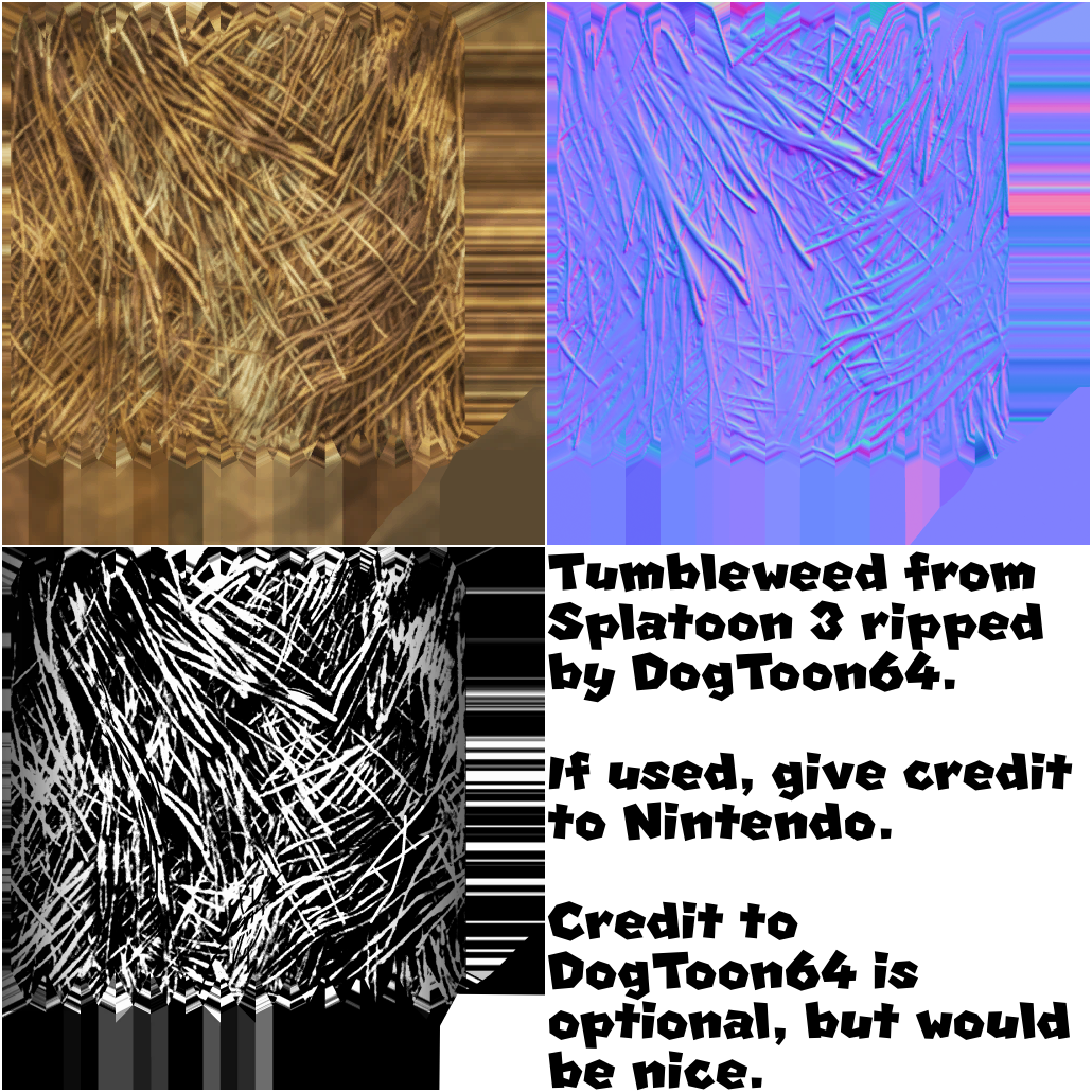 The Textures Resource Full Texture View Splatoon 3 Tumbleweed