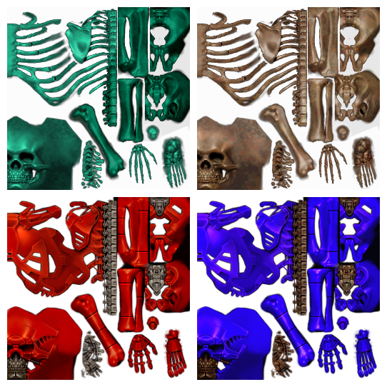 Pc Computer Quake 3 Arena Bones The Textures Resource