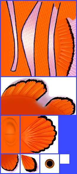 The Textures Resource Full Texture View Finding Nemo Marlin
