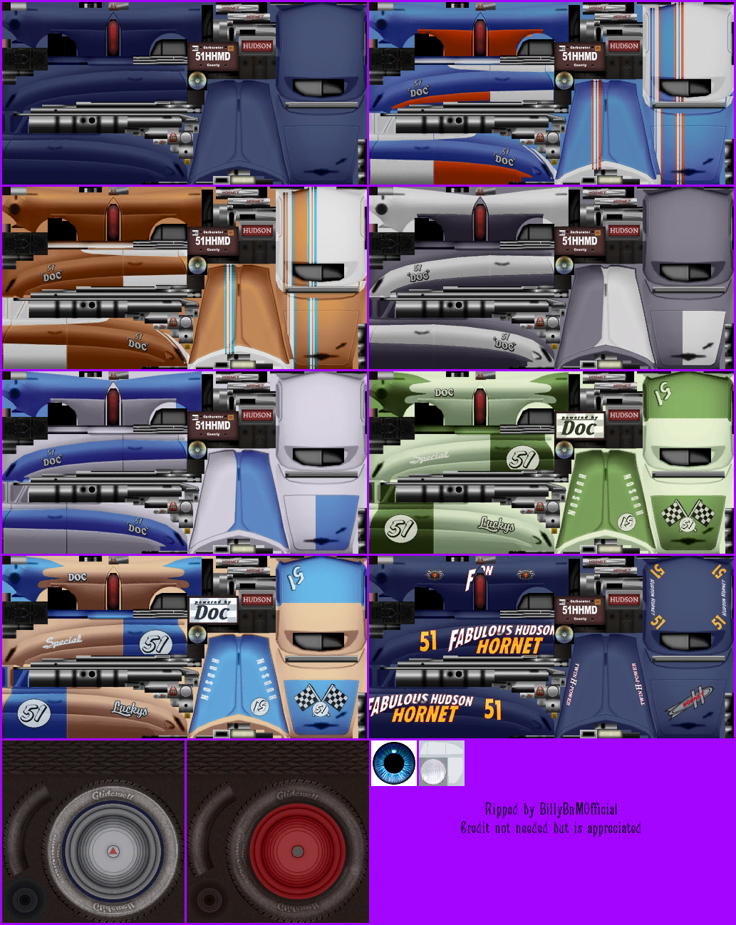 The Textures Resource Full Texture View Cars Doc Hudson