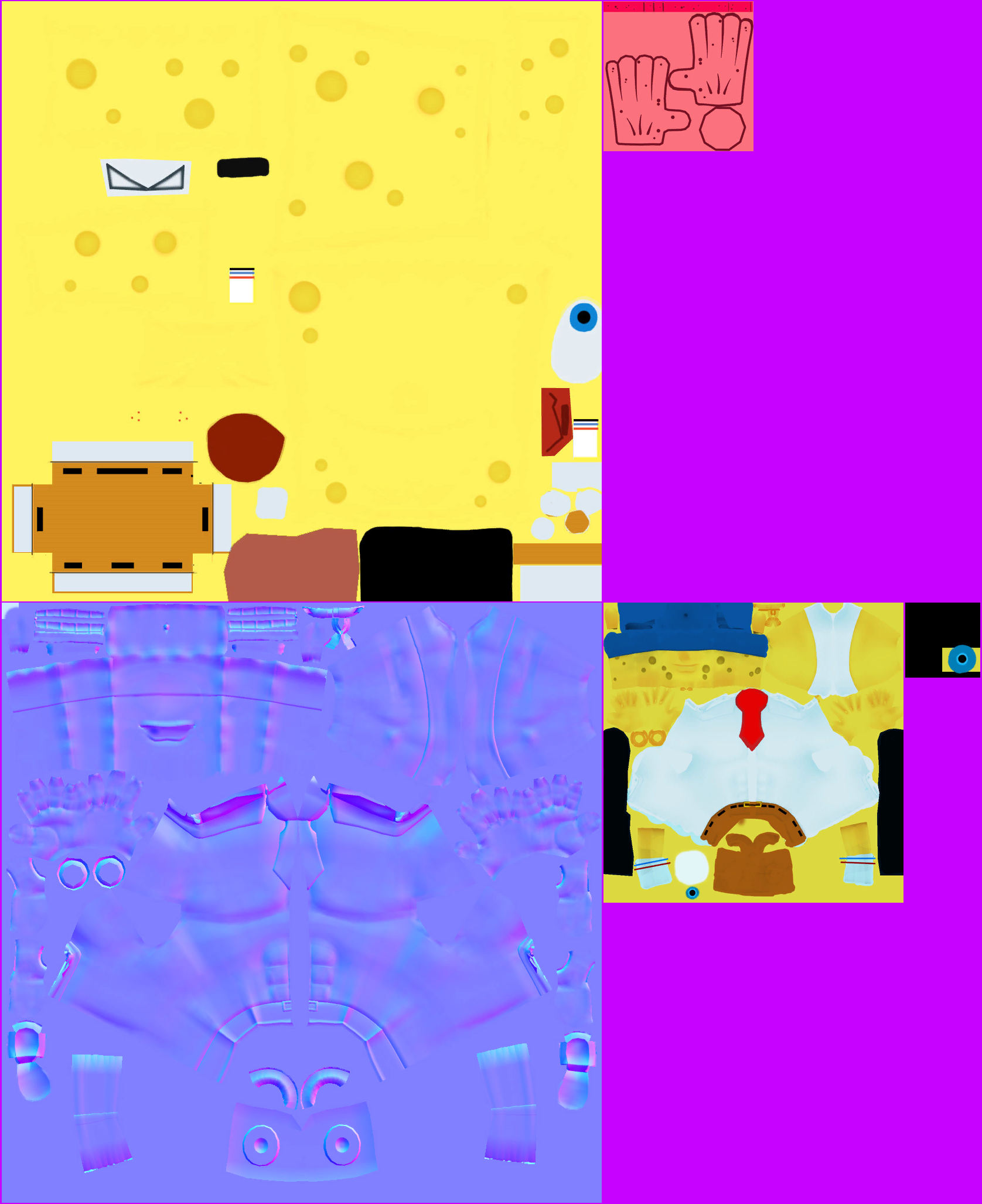 The Textures Resource Full Texture View Spongebob Heropants