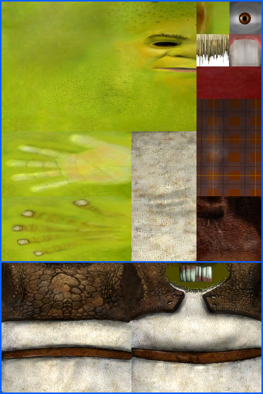 The Textures Resource Full Texture View Shrek 2 Team Action Shrek