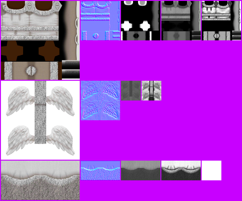 The Textures Resource Full Texture View Miitopia 028 Angel Costume