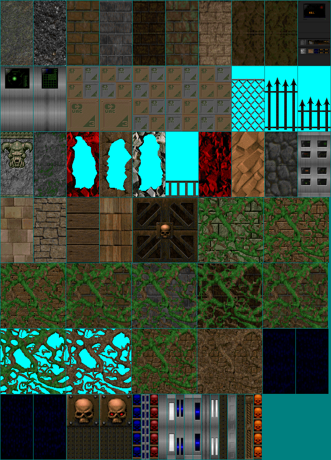 The Textures Resource Full Texture View Doom Walls Final Doom