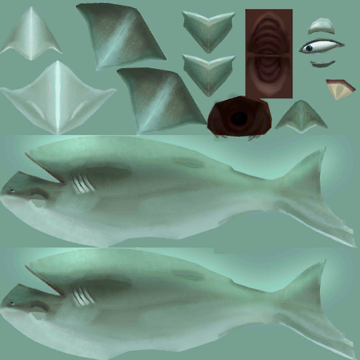 The Textures Resource Full Texture View Hungry Shark Evolution