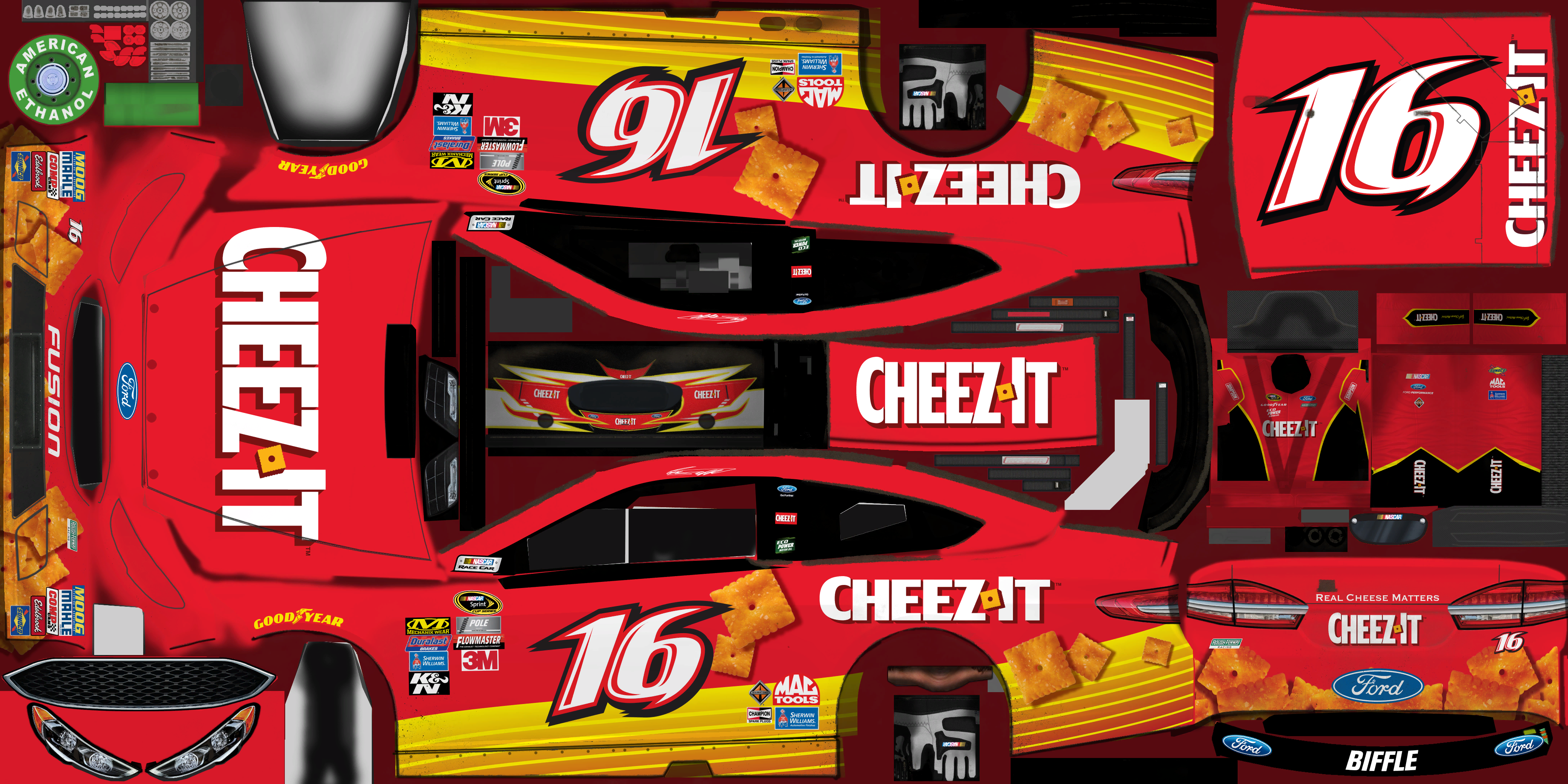 The Textures Resource - Full Texture View - NASCAR Heat Evolution - #16 ... The Textures Resource - Full Texture View - NASCAR Heat Evolution - #16 ...